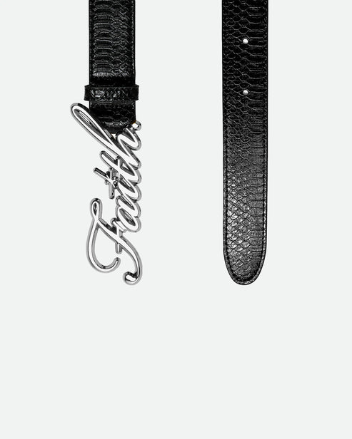 Chrome Faith Belt – FAITH BY LUIS